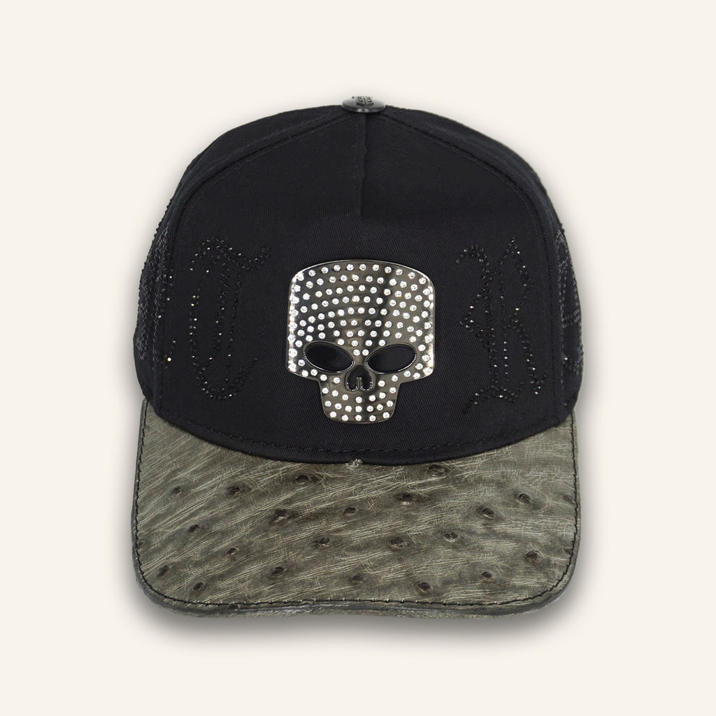 Bigg Boss Skull Black / Ostrich Grey Hat
